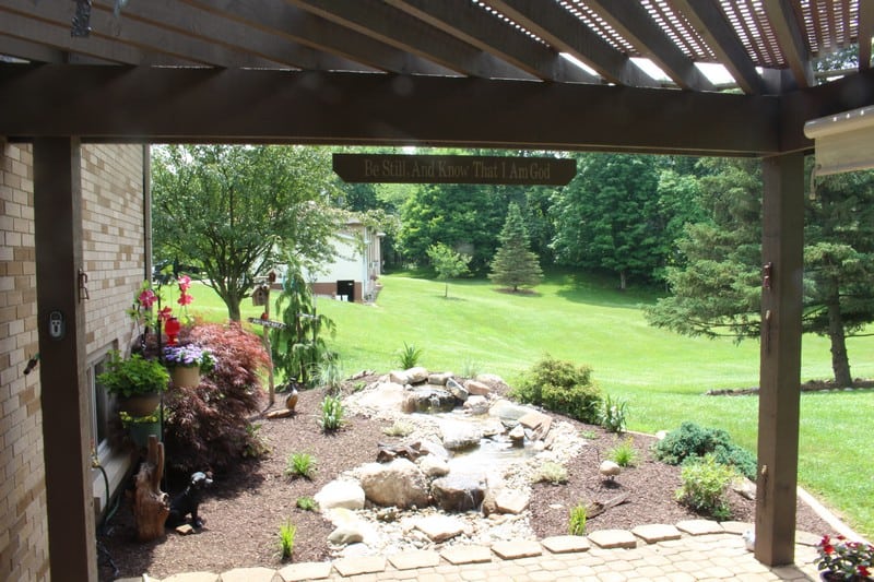 Patio Stream & Waterfall | Premiere Outdoor Creations